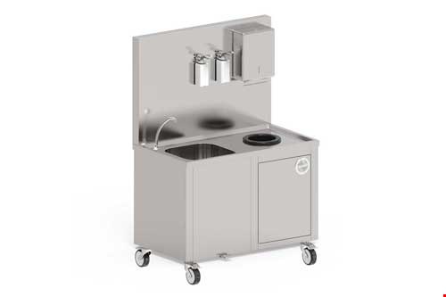 INO-HED100C Inoksan Disinfection Station With Waste Bin | İNOKSAN